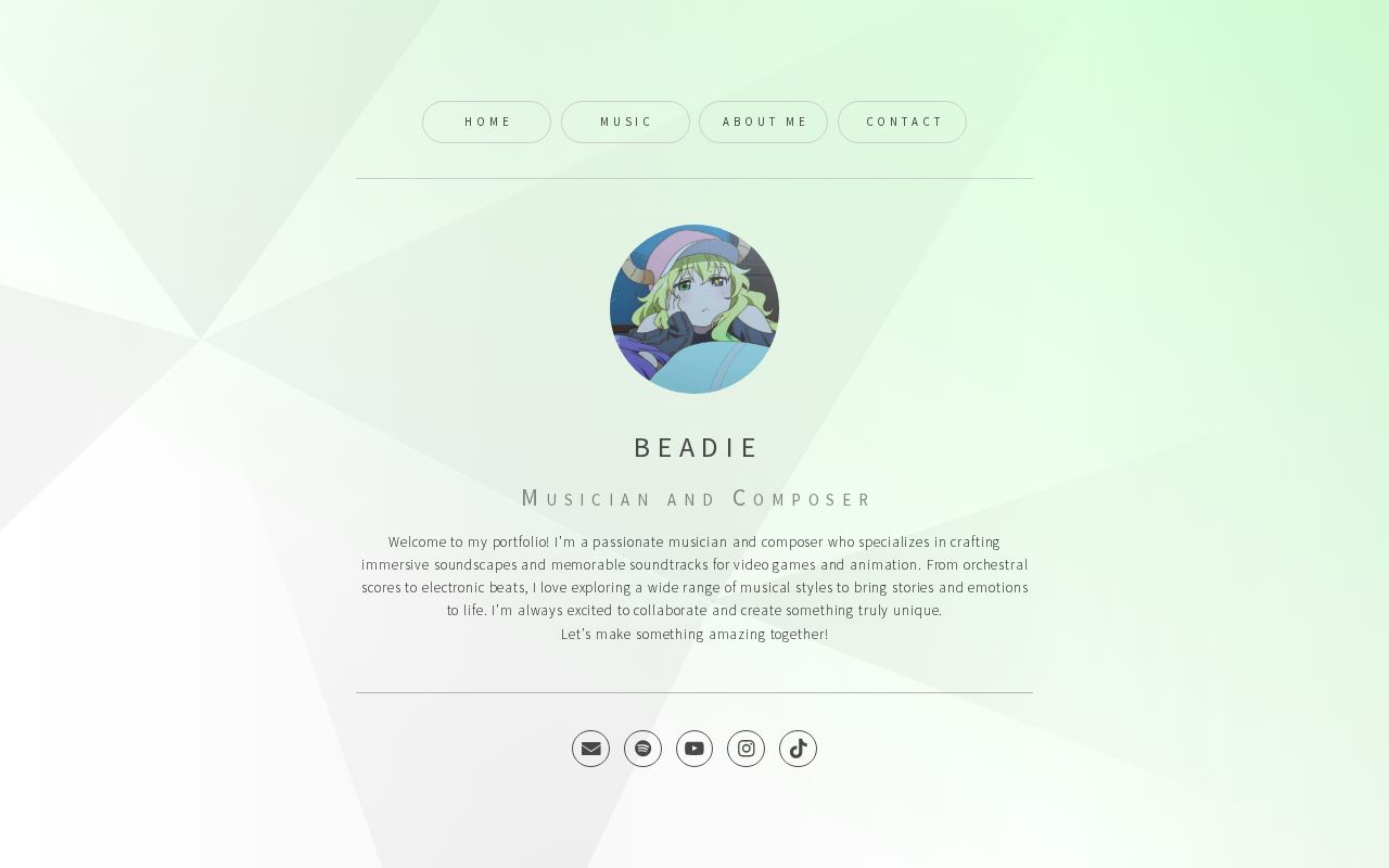 Beadie - Musician and Composer